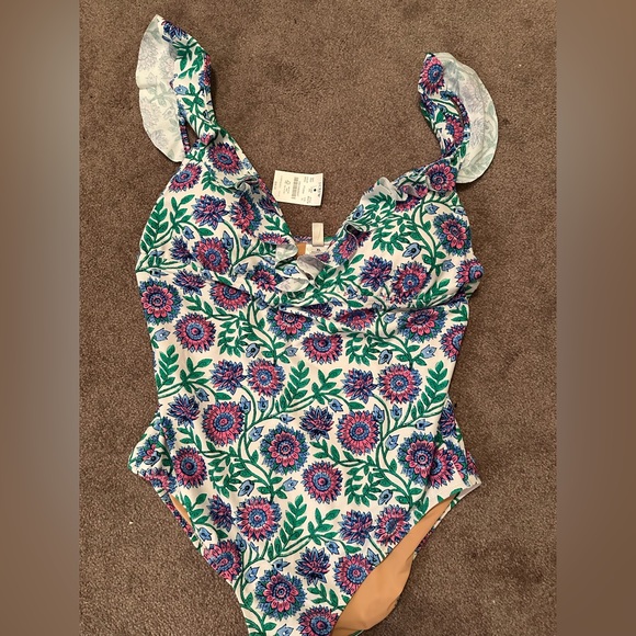 J. Crew | Swim | J Crew One Piece Swimsuit And Cover Up | Poshmark